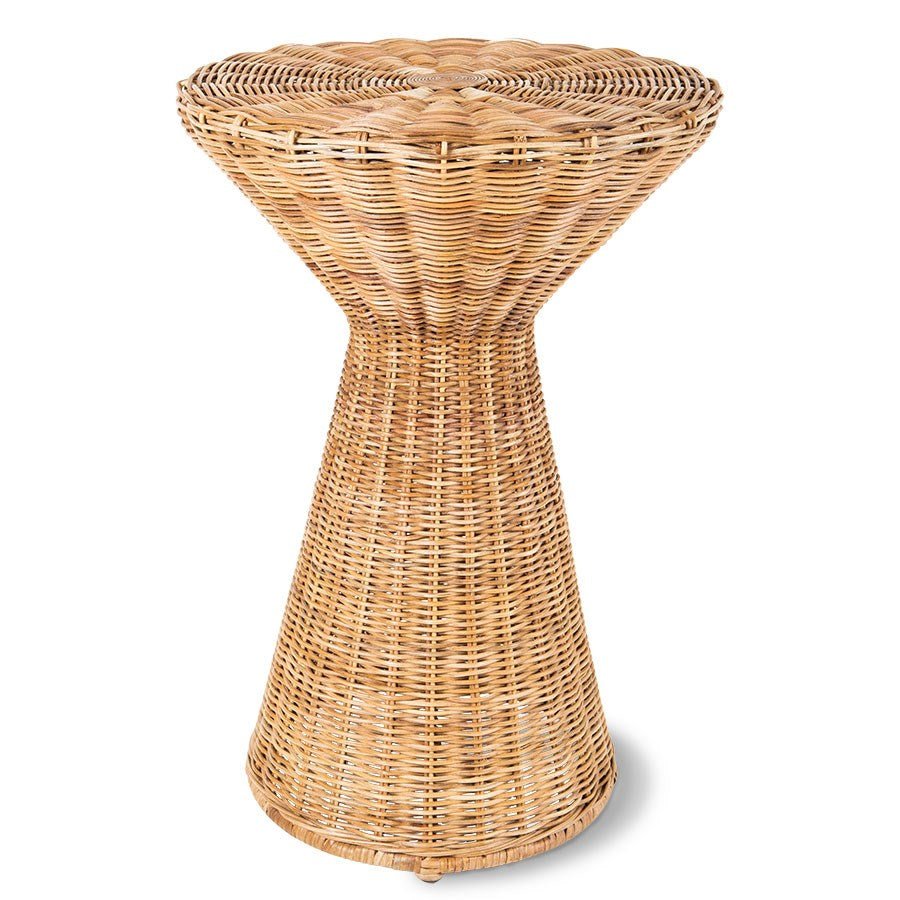 Tall Rattan Side Table | House of Orange